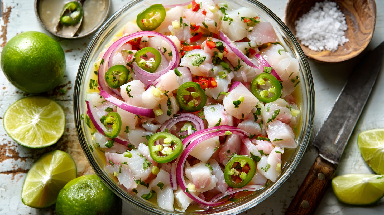 The Ultimate Fresh Ceviche Recipe (with Fish or Shrimp) - Spicyrranny