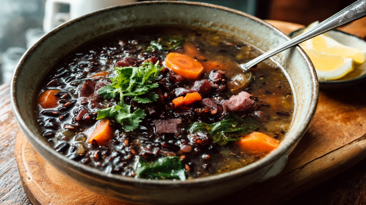 Black Rice Soup: A Nutritious and Delicious Recipe - Spicyrranny