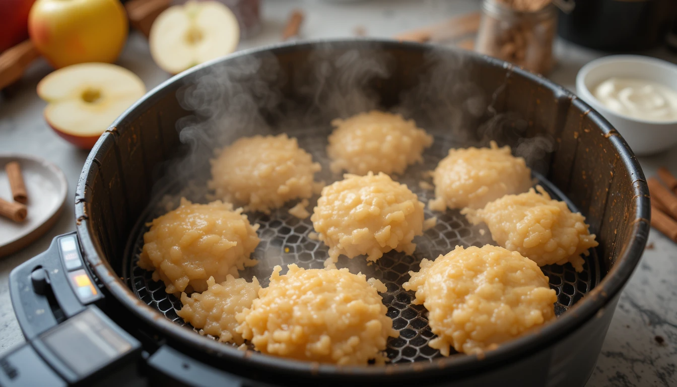 Air Fryer Cinnamon Apple Fritters: A Healthy and Crispy Treat - Spicyrranny